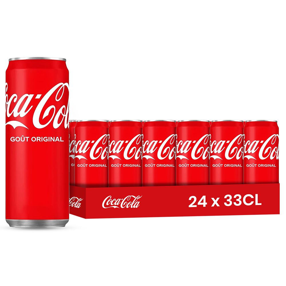 Coca Cola Classique (FR) Pack 24 x 33CL – Canettes Soda Classique ...